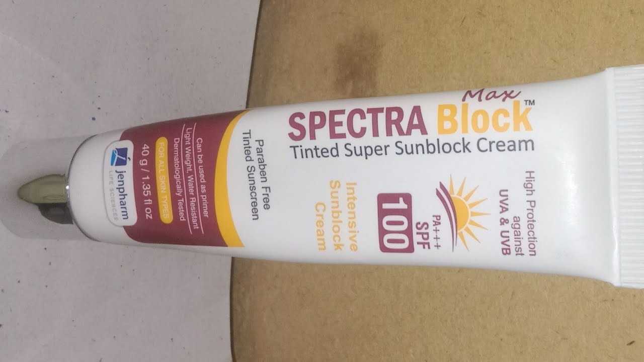 Best sunblock for all skin types { jenpharm spectra sunblock SPF 100 ...