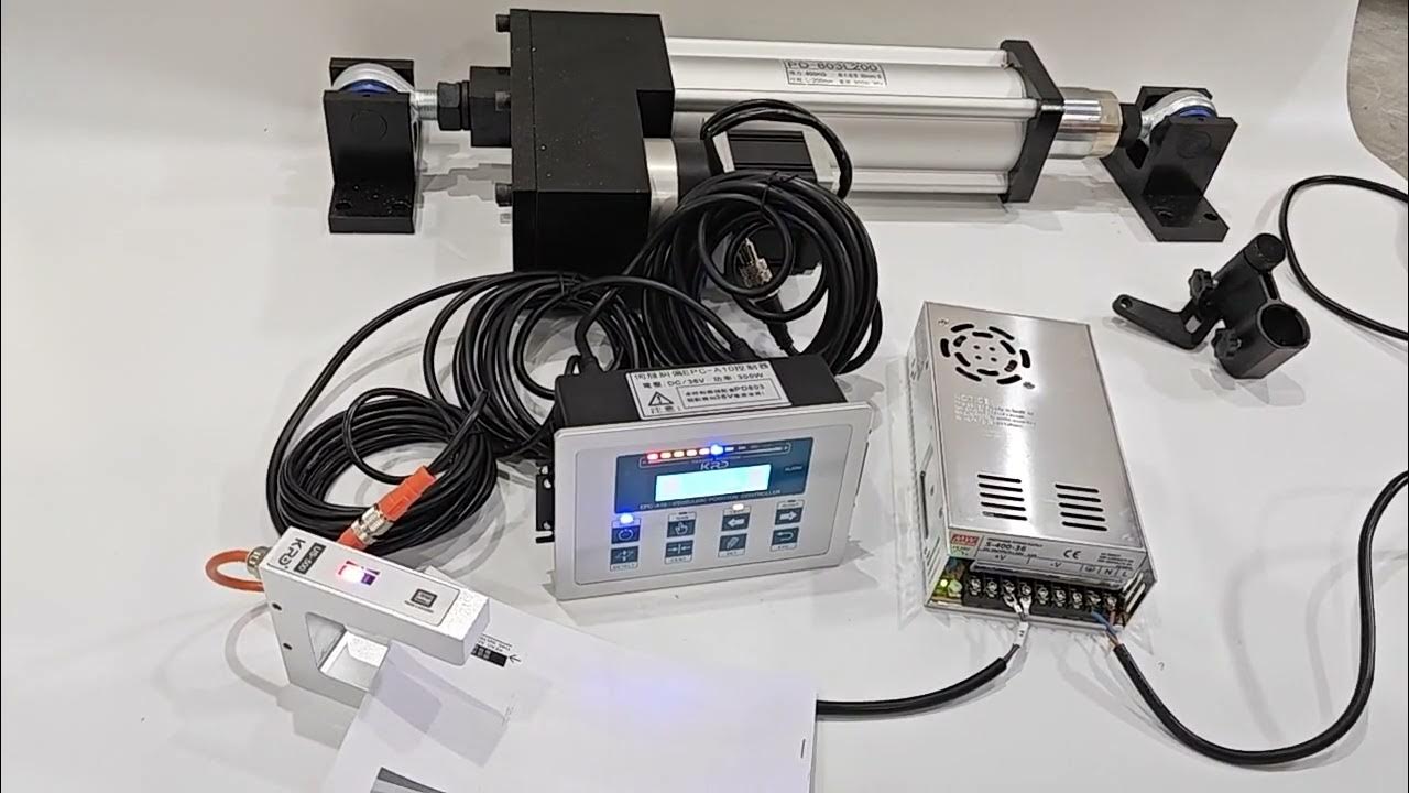 EPC-A10 Line Edge Position Controller Web Guide System+Pd-803L200 Actuator 800kg ultrasonic ...