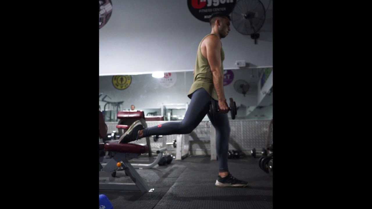 Sentadilla Bulgara con Mancuerna - YouTube
