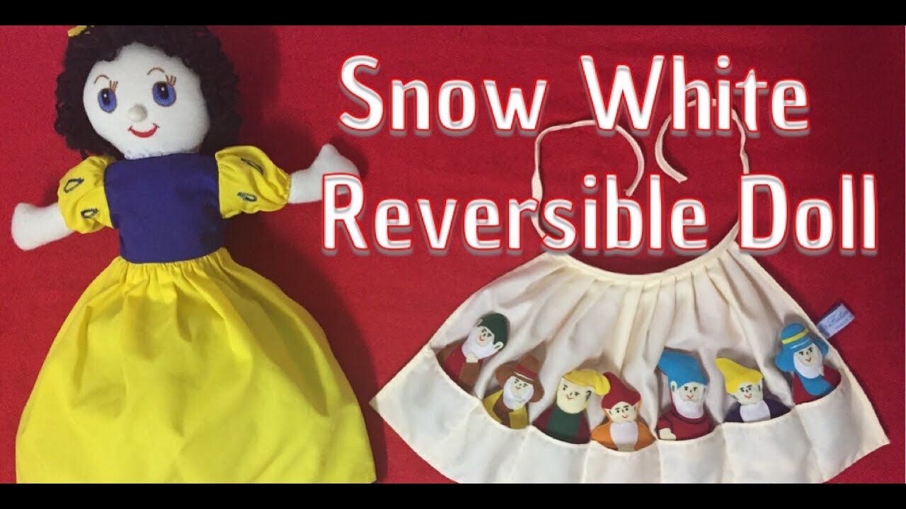 3 in 1 REVERSIBLE SNOW WHITE PUPPET (handmade) - YouTube