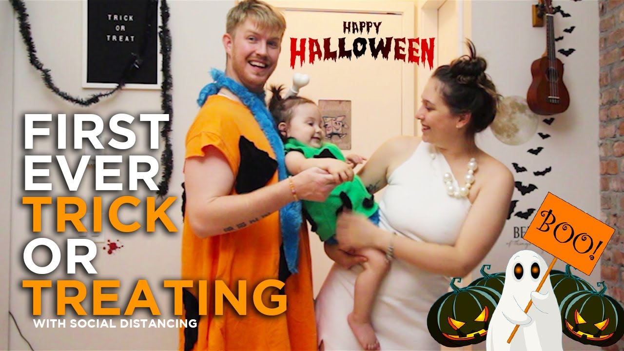 FIRST EVER TRICK OR TREATING - YouTube