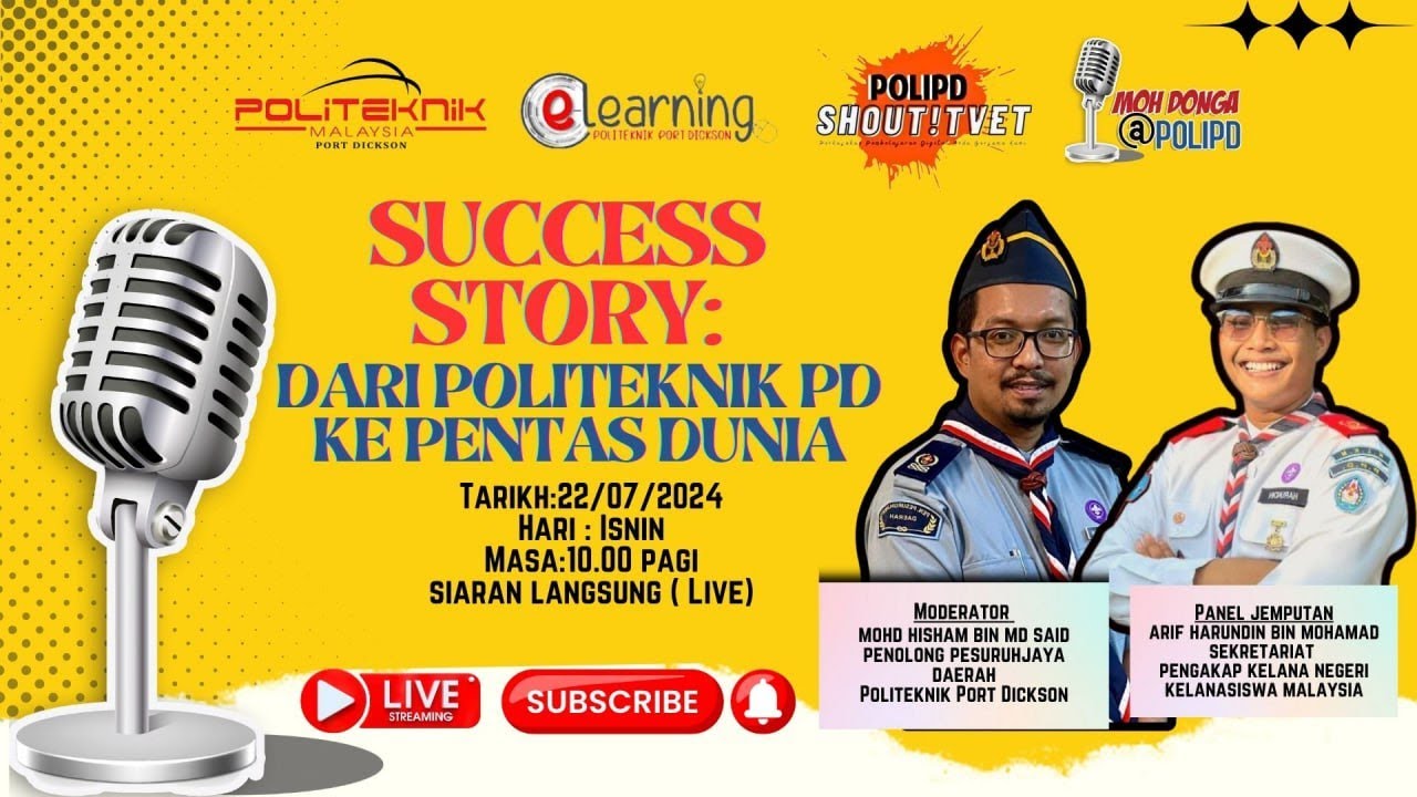 eDuCast_Moh Donga @PoliPD_episode 4_"Success Story: Dari Politeknik PD ...