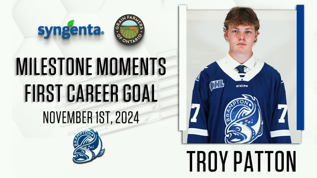 OHL Milestone | First Career Goal | Troy Patton - YouTube