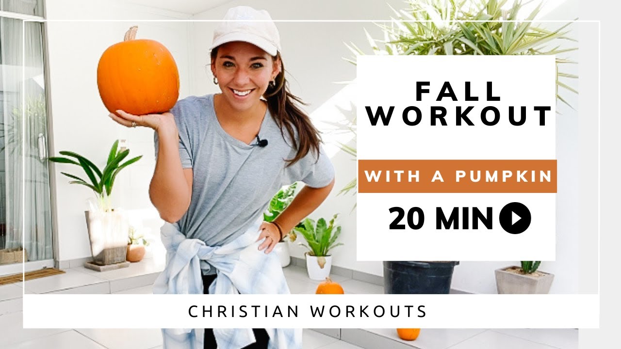 Christian Fall Workout | Getting Pumped with a Pumpkin! - YouTube