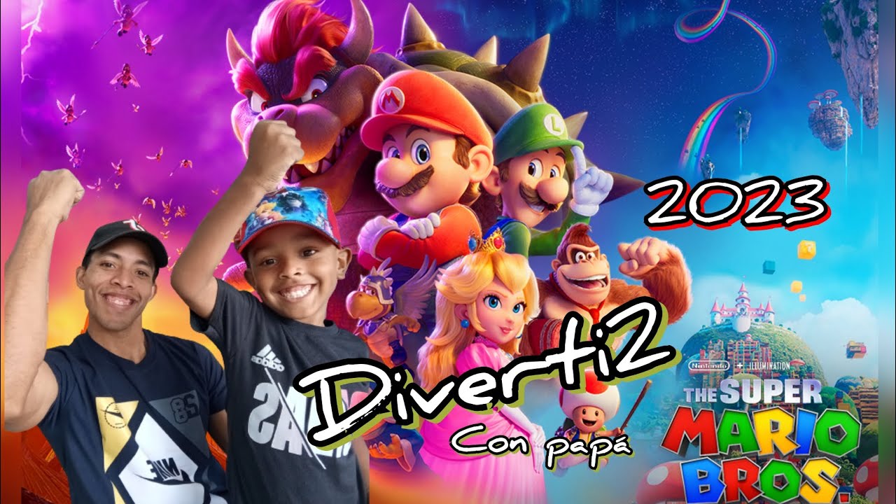 Increíble Jugando Super Mario con Papá. Final Inesperado 🤣 - YouTube