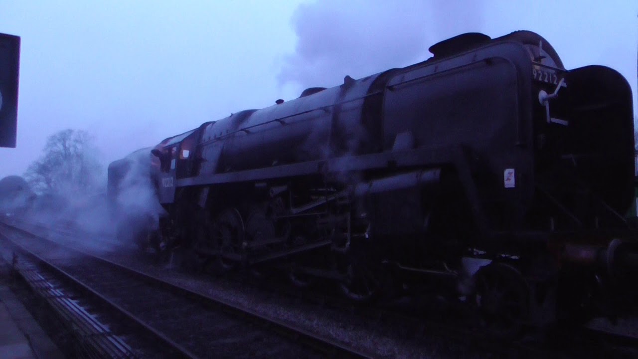 BR Standard Class 9F no 92212 Departure Medstead and Four Marks for ...