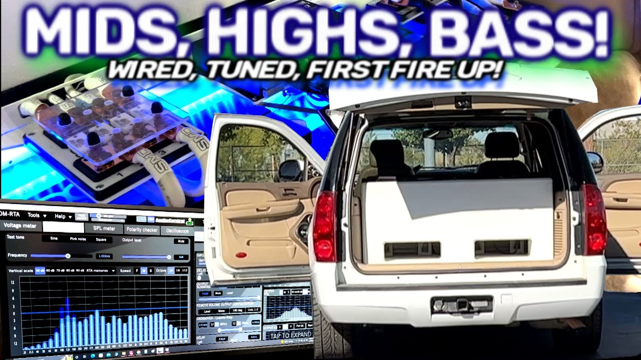 Mids, Highs, BASS! Two 24" Subs + 2 Sets of 3 ways Wired, tuned & First ...