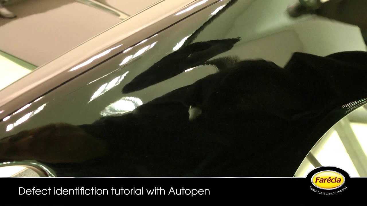 How to mark surface paintwork defects with a Farécla Autopen - YouTube