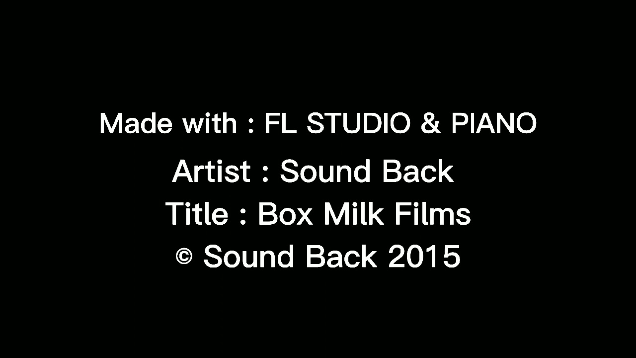 Sound Back - Box Milk Films - YouTube