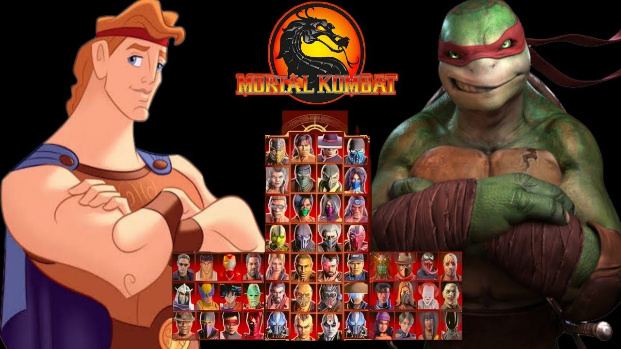 Mortal Kombat 9 - HERCULES & RAPHAEL MOD - NEW Expert Tag Ladder ...