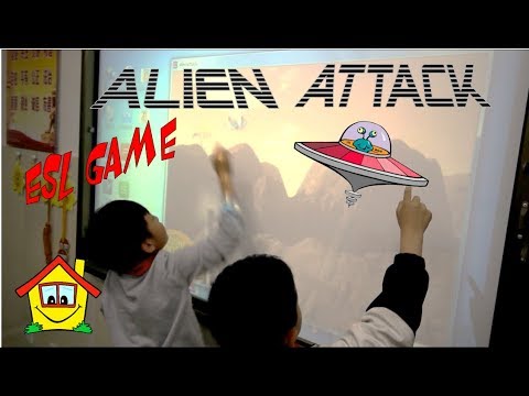 ALIEN ATTACK - ESL Game - Flash game for your class - - YouTube