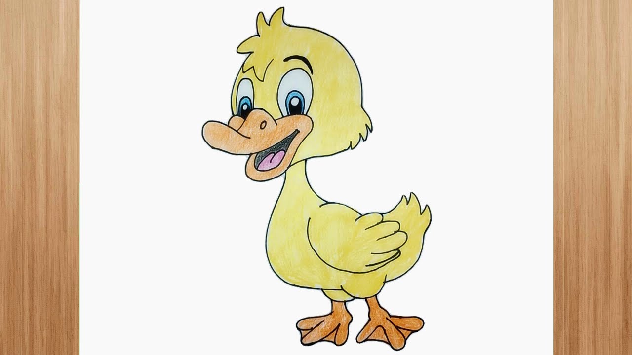 How To Draw A Duck | Duck Drawing Easy | Pencil Drawing - YouTube