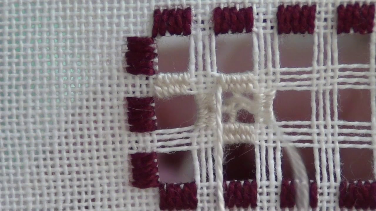 point d'esprit torsadé double - YouTube