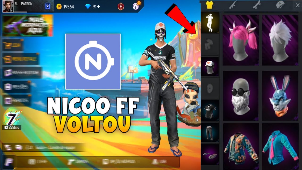 📲 BAIXAR e INSTALAR NOVA VERSÃO DO NICOO FF ATUALIZADO 2024 *TESTEI EM ...