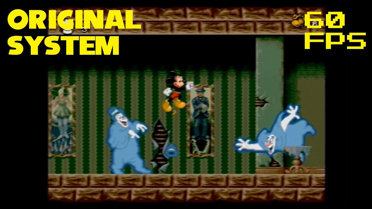 4. (60 FPS Genesis) The Lonesome Ghosts - Mickey Mania: The Timeless ...
