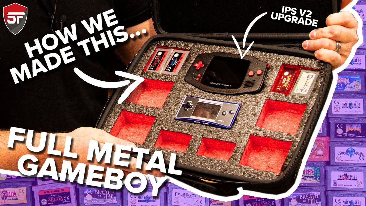 Create Your Own Custom Game Boy Advance Case (ft. FULL METAL Modded ...