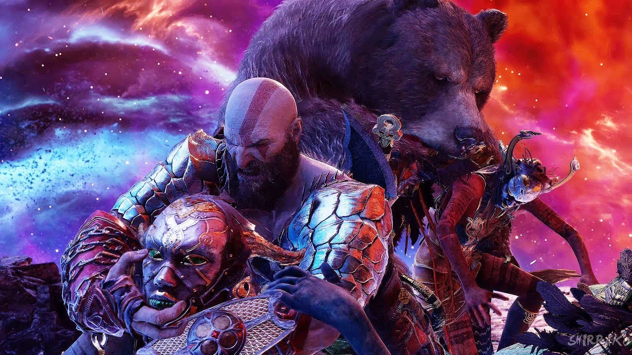 HRIST AND MIST VALKYRIE BOSS FIGHT GOD OF WAR RAGNAROK "kratos dream in ...