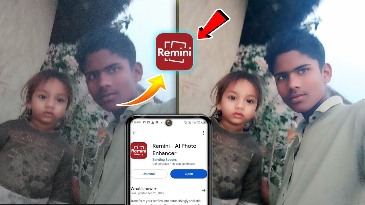 (Remini) Remini App Photo Edit कैसे करे || Remini Se Photo Editing ...