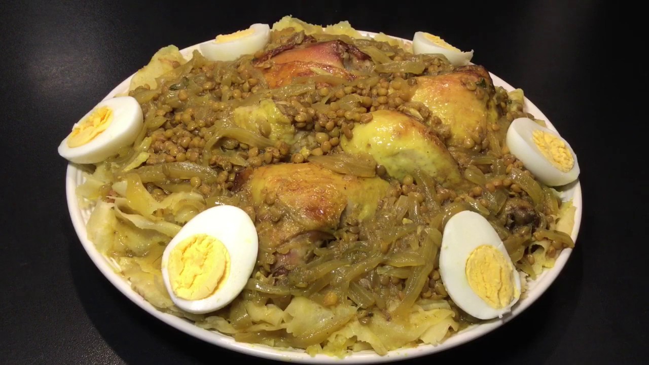 RECETTE TRADITIONNELLE MAROCAINE LA RFISSA - YouTube