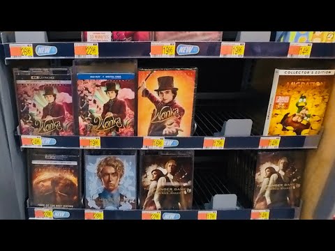 Movie hunt in Walmart dvd bluray digital 4K videos - YouTube