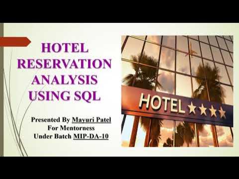 Hotel Reservation Analysis Using SQL - YouTube