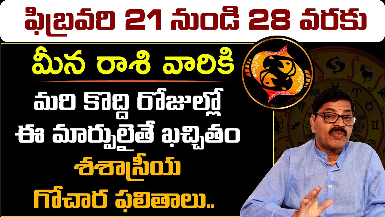 FEB 21st to FEB 28th Meena rashi Predictions | Meena rashi FEB 21 to ...