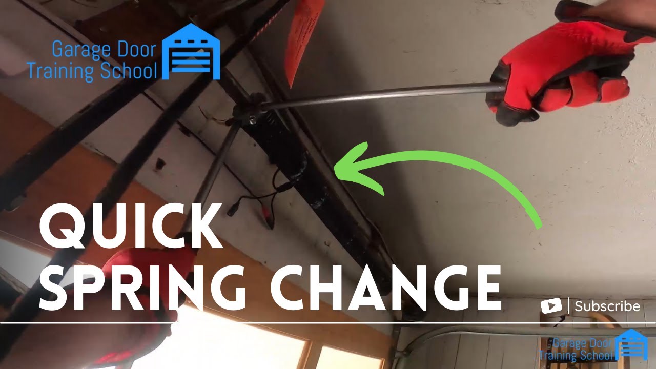 Another Day, Another Spring Change! | Broken Spring Replacement - YouTube