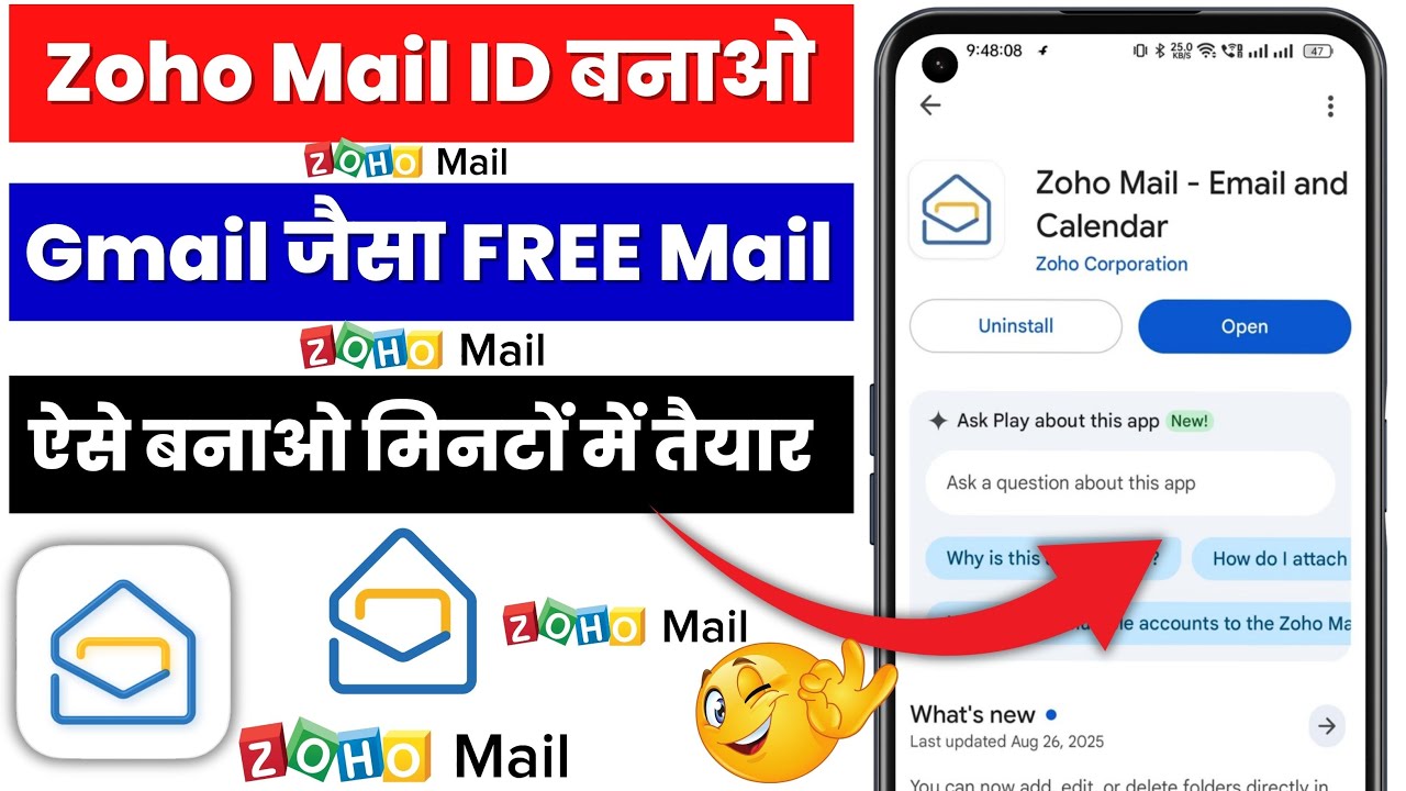 Zoho par apni mail id kaise banaye | Zoho mail me account kaise banaye ...
