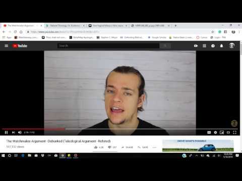 The Watchmaker Argument DEFENDED - YouTube