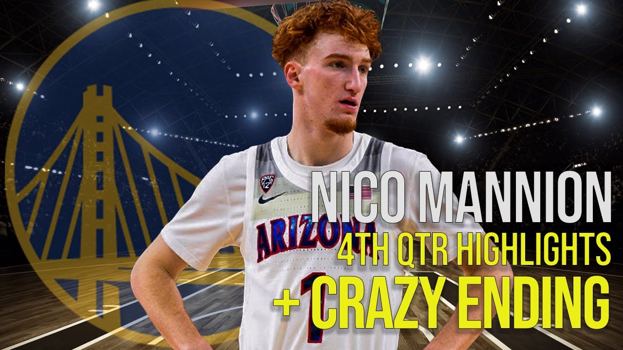 WARRIORS AT KINGS | NICO MANNION 4Q HEROICS | KYLE GUY'S CRAZY ...