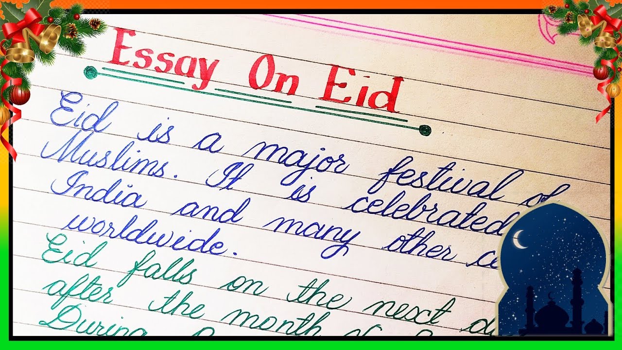 Essay on Eid ul fitr in English | Essay on Eid in English | Eid essay ...