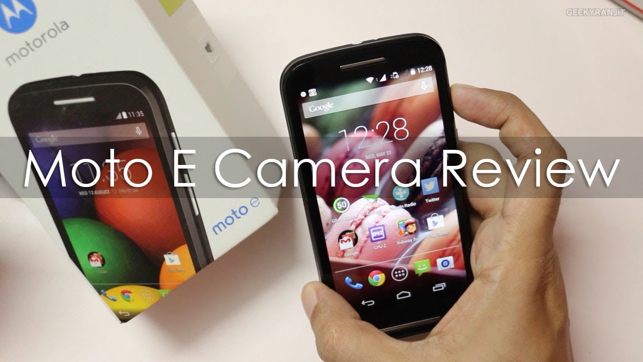 Moto E In-depth Camera Review with Samples - YouTube