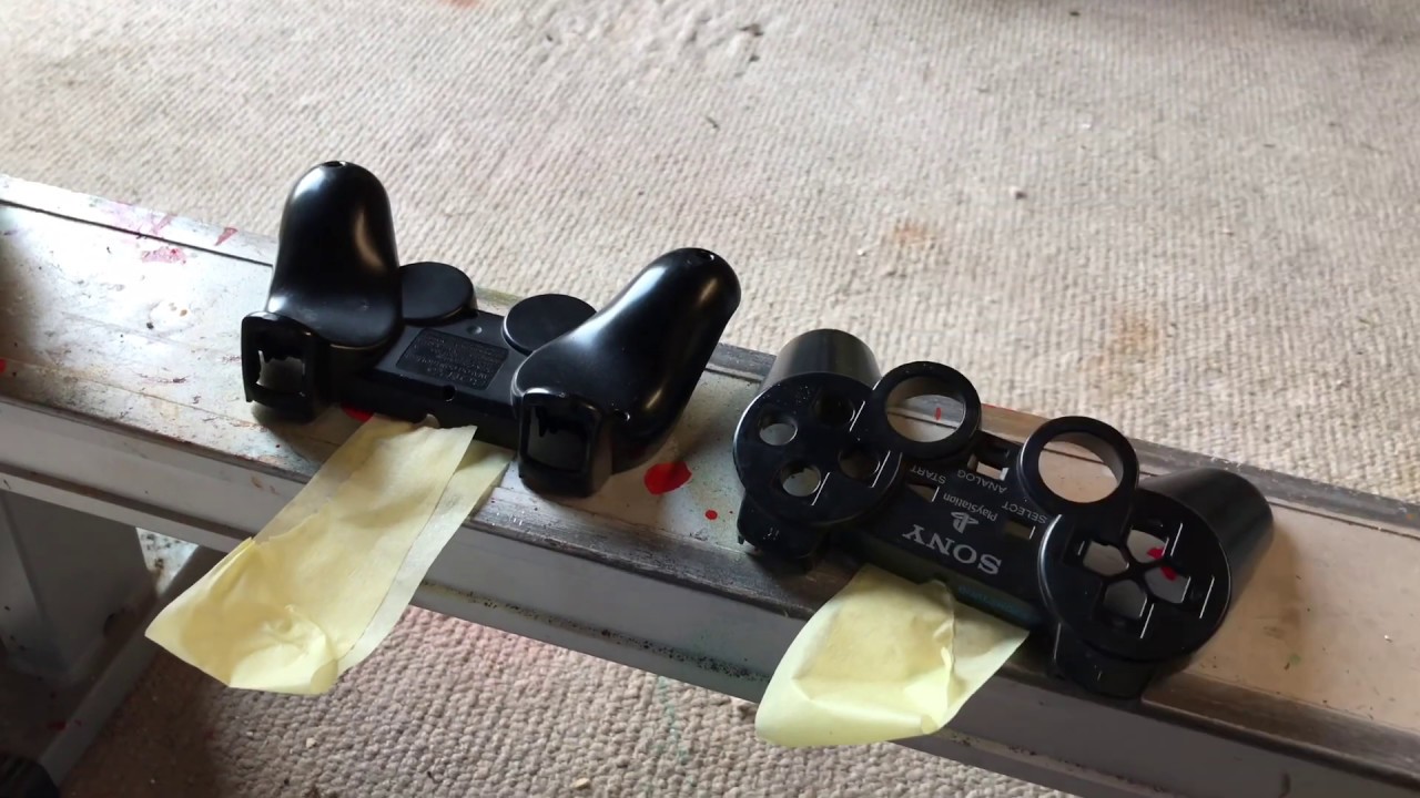 Hydro dipping a PlayStation controller - YouTube