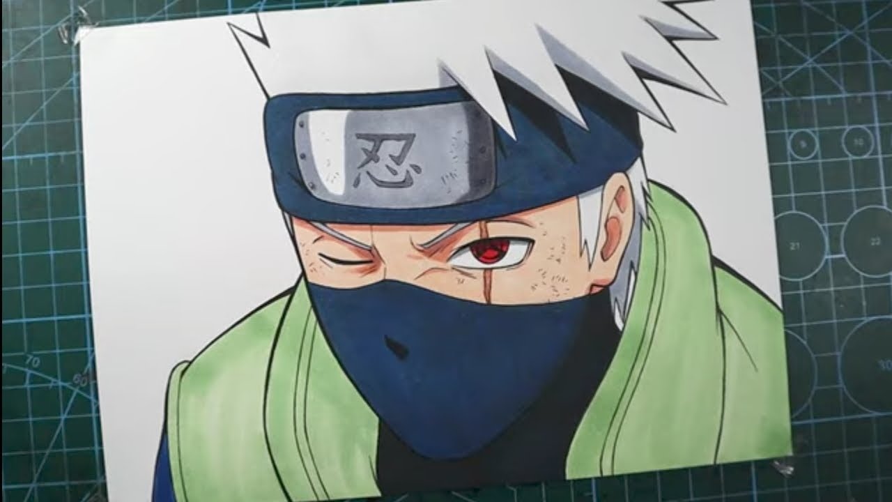 How To Draw Kakashi// STEP by step tutorial // Anime characters - YouTube
