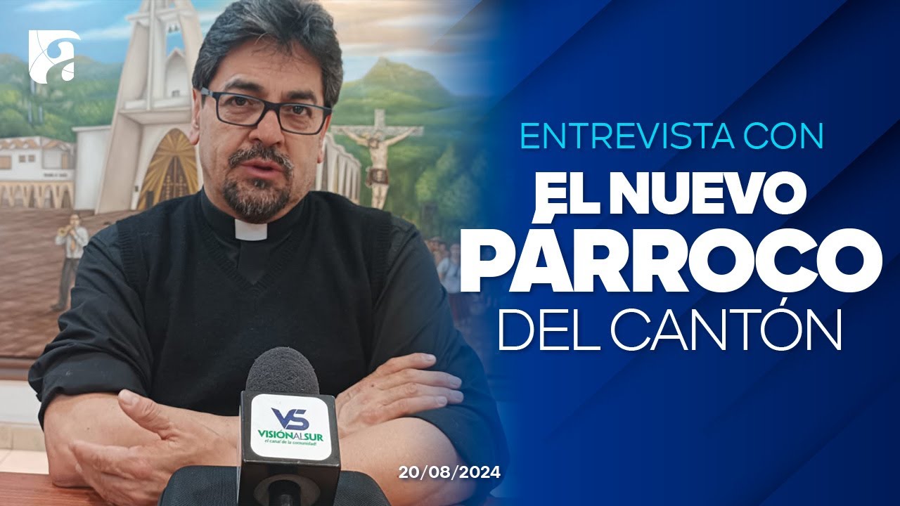 Entrevista con el nuevo párroco del cantón Girón - YouTube
