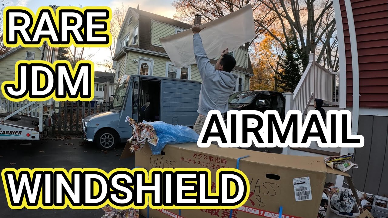 Finding rare JDM parts and getting it airmailed! Windshield for a rare ...