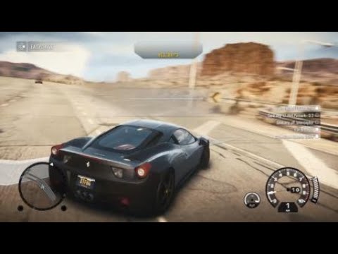 Ferrari 458 Italia top speed test (NFS RIVALS)
