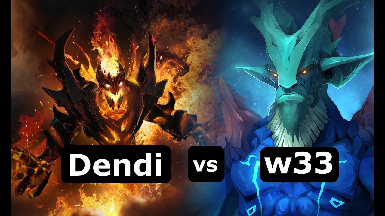 NaVi Dendi shadow fiend vs Secret w33 Leshrac. Gameplay MMR Dota 2 ...
