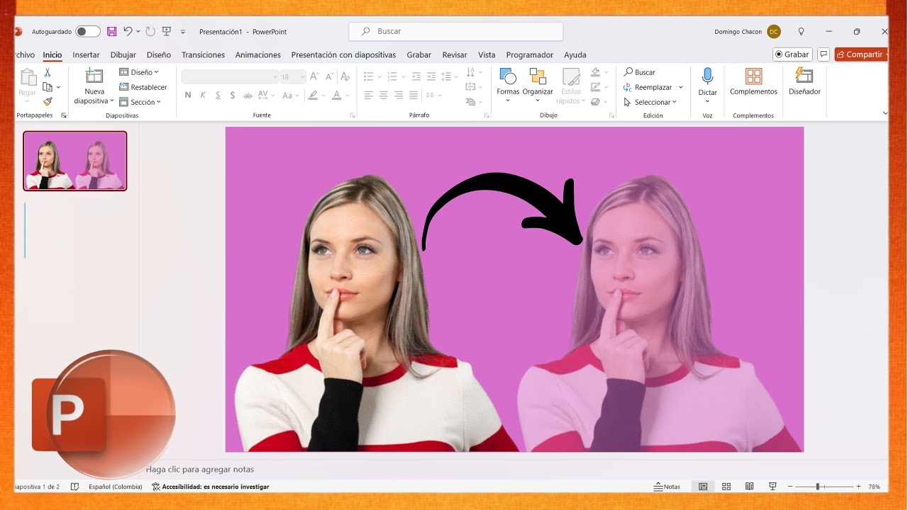 Cómo HACER una IMAGEN TRANSPARENTE en POWERPOINT [Fácil y rápido ...