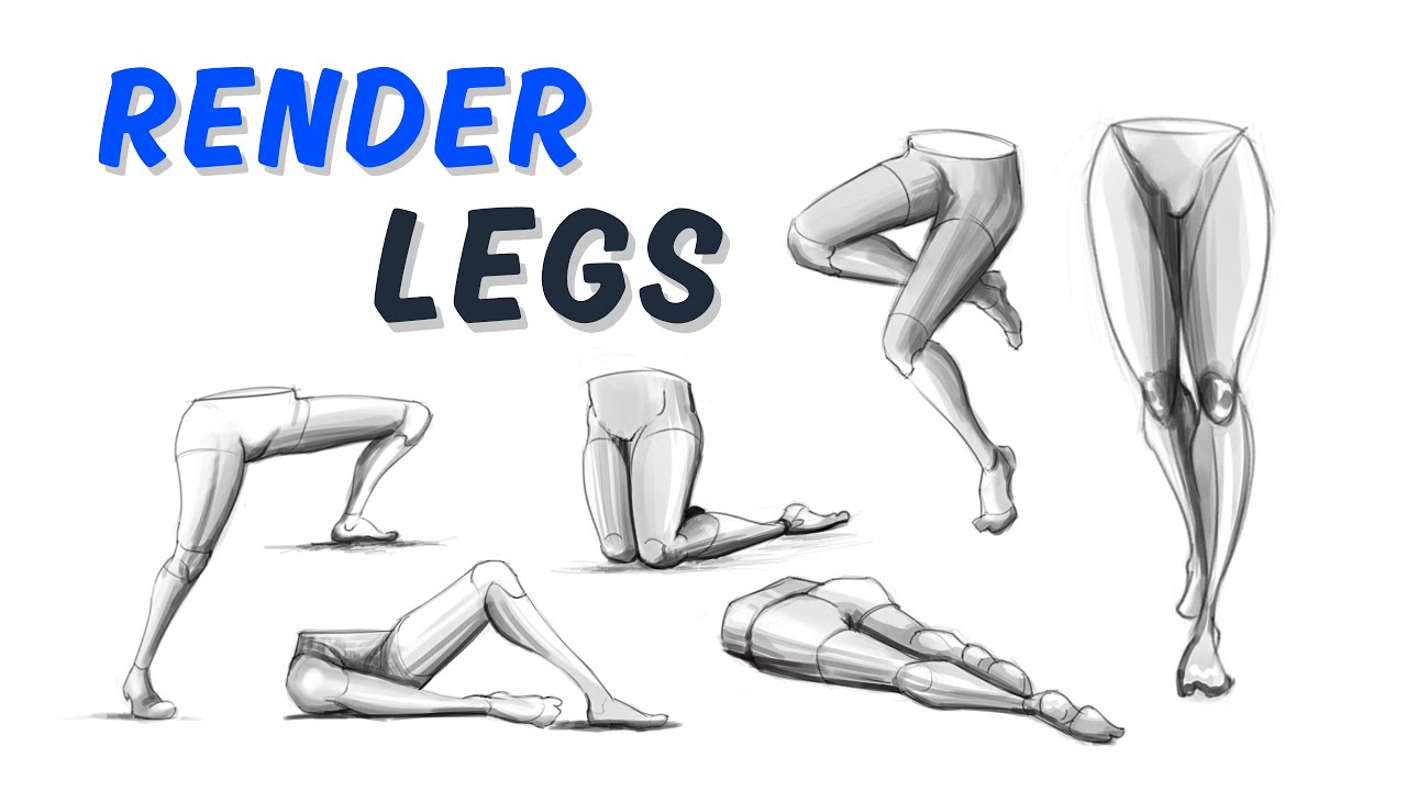 Render Legs: Shape & Structure | #art #drawing #sketch #painting # ...
