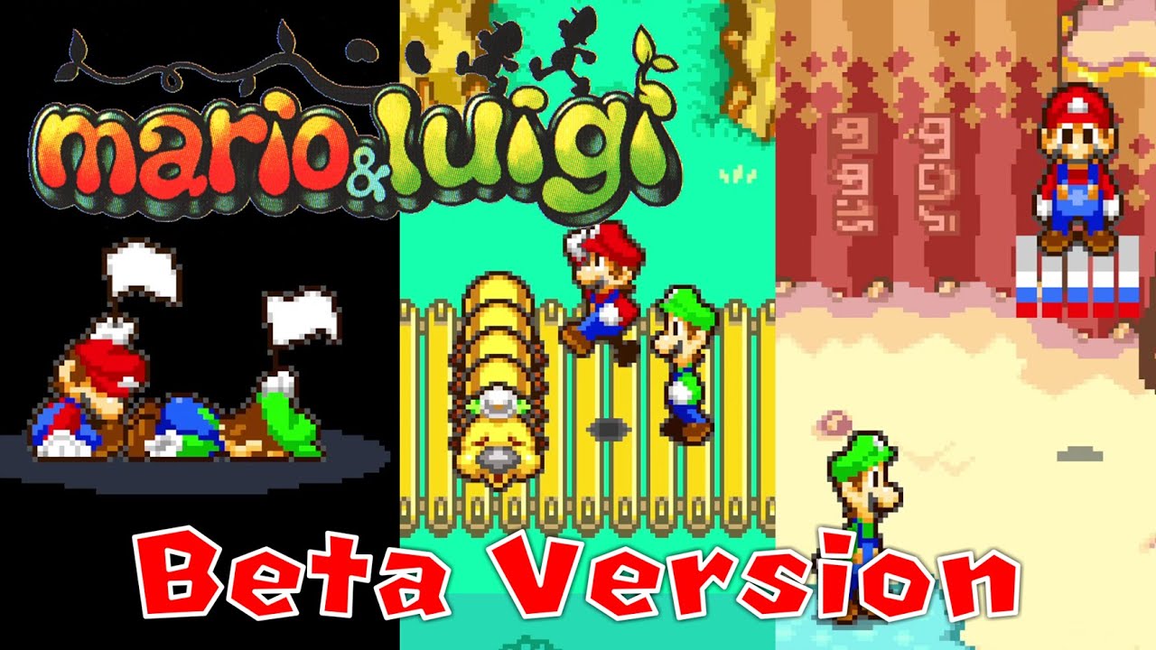 Playing the Mario & Luigi: Superstar Saga Prototype (E3 2003) - YouTube