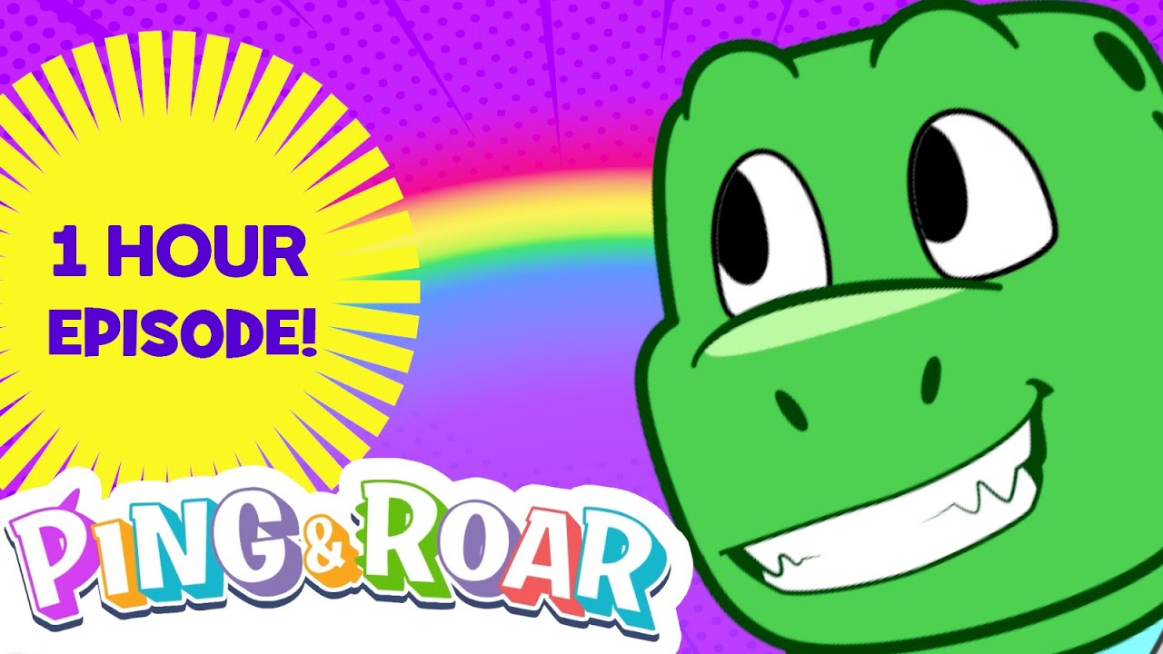 🦖🦄 Dinosaur Cartoon for Kids | 1 Hour Mashup | Ping & Roar | 01 - YouTube