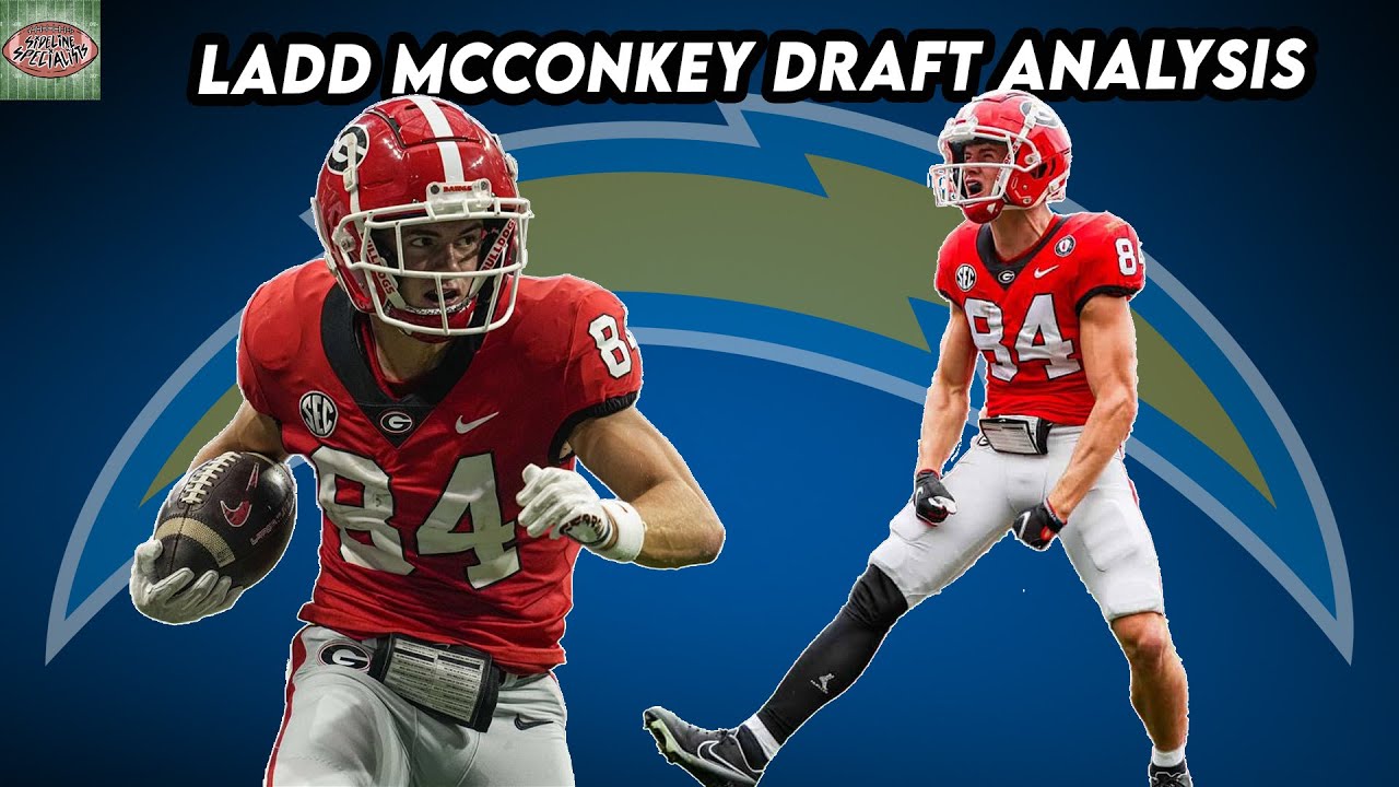 Ladd McConkey (WR) Los Angeles Chargers | NFL Draft Analysis Ep32 | Georgia U - YouTube