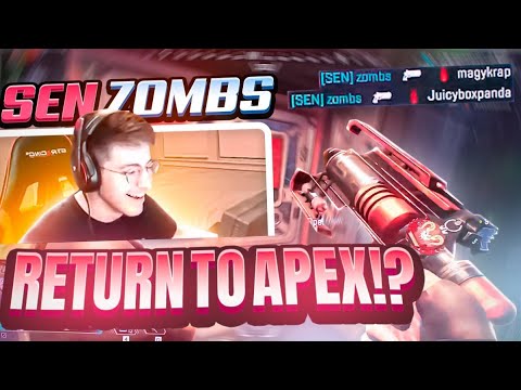 SEN Zombs RETURNS To APEX LEGENDS ??? - YouTube