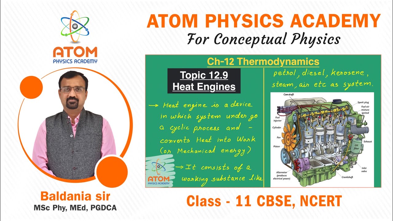 Heat Engine || Refrigerator & Heat Pump || Chap 12 Physics || Class 11 ...