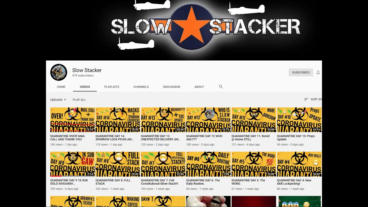 Shoutout video for Slow Stacker 1000 subscriber GAW - YouTube