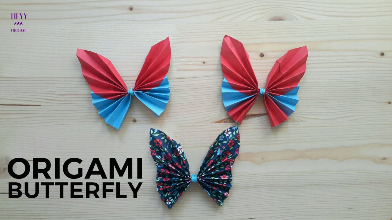 Origami Butterfly Tutorial - YouTube