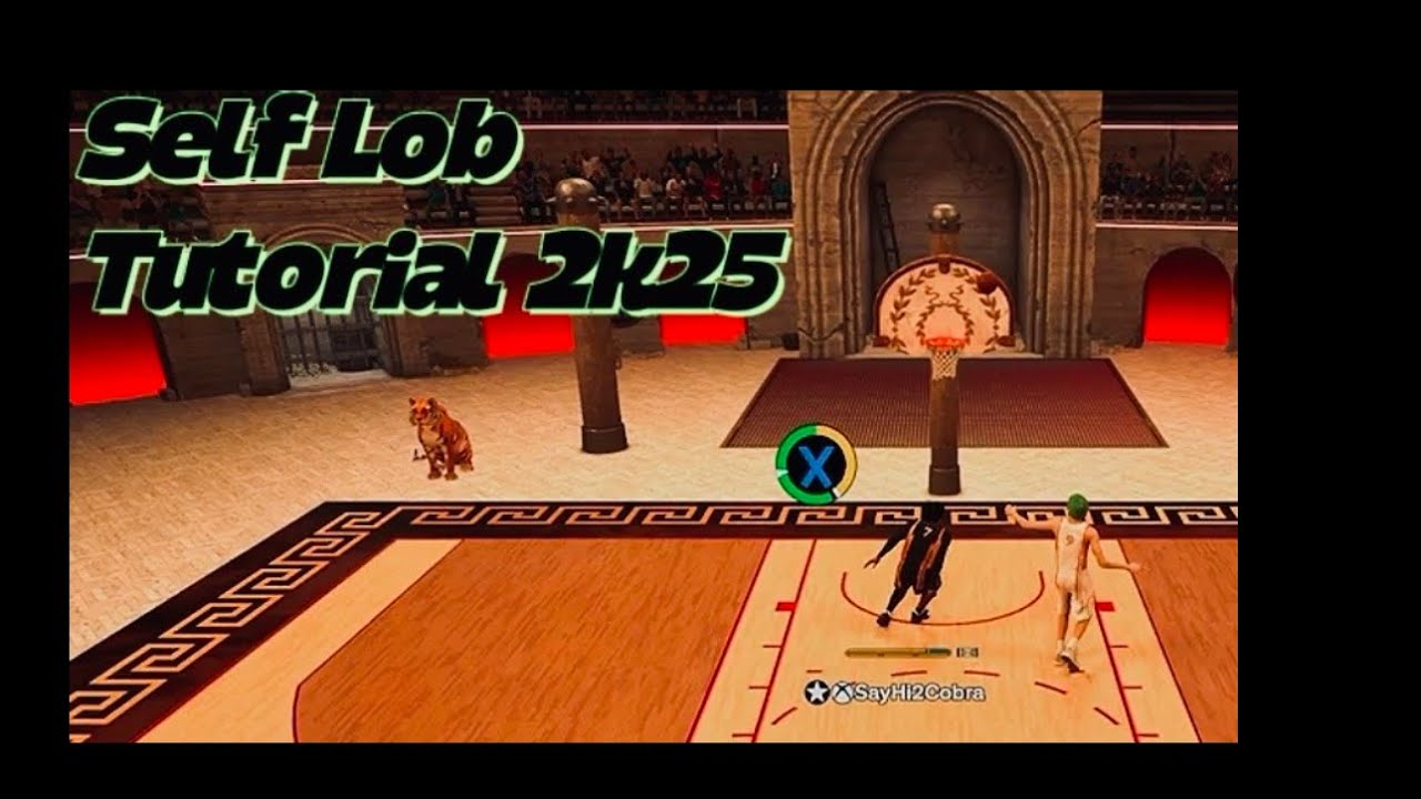 HOW TO SELF LOB NBA2k25? How to lob it to yourself? Easiest way to self ...