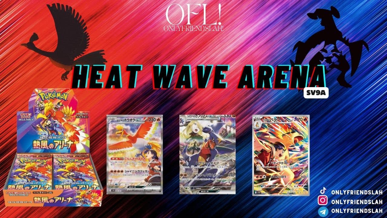 sv9a Heat Wave Arena with some Gold Version Nostalgia! - YouTube