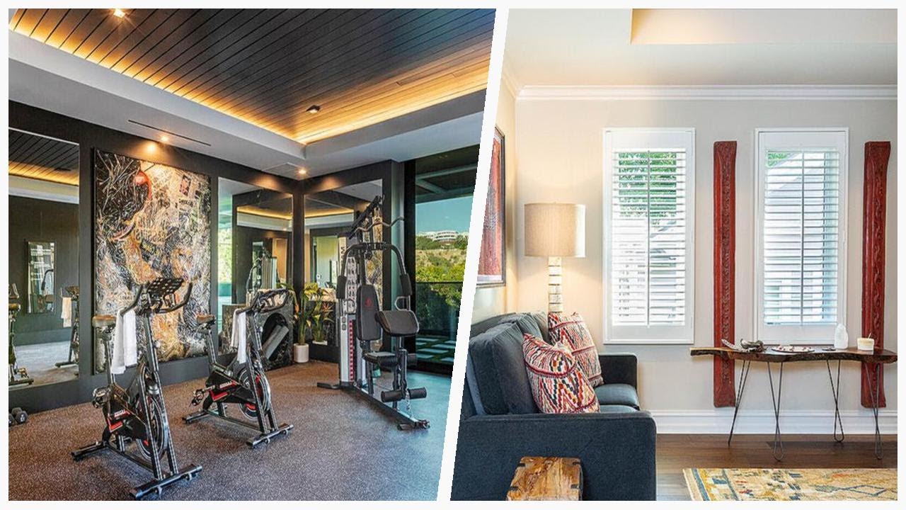 75 Tray Ceiling Home Gym Design Ideas You'll Love 🔴 - YouTube